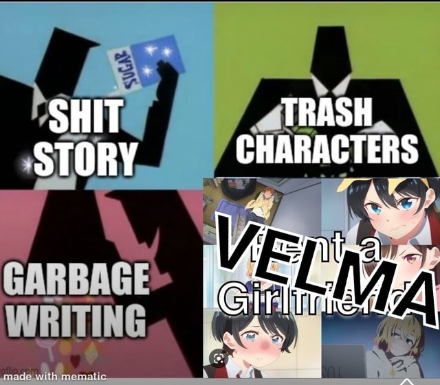 SHIT TRASH STORY CHARACTERS - iFunny