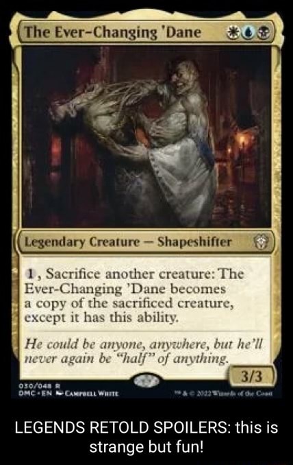 The Ever-Changing 'Dane (Legendary Shapeshifter nother creature: The ...