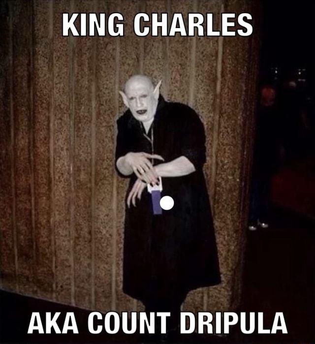 KING CHARLES I AKA COUNT DRIPULA - iFunny