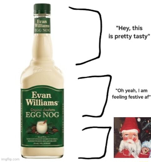"Hey, this is pretty tasty" "Oh yeah, I am feeling festive af* I Evan ...