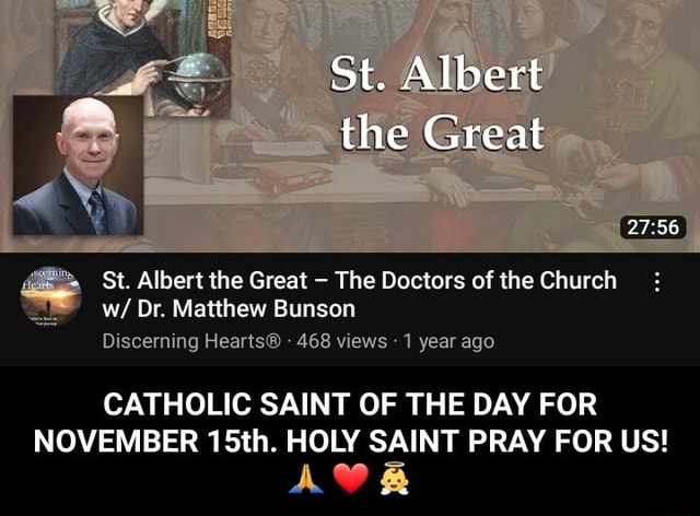 St. Albert the Great St. Albert the Great - The Doctors of the Church w ...