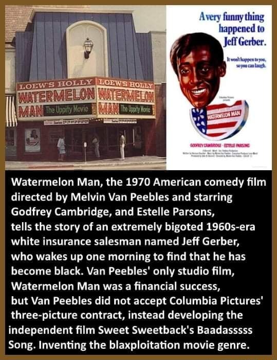 Avery funny thing happened to Jeff Gerber. HOLLY ILOEWS Watermelon Man ...