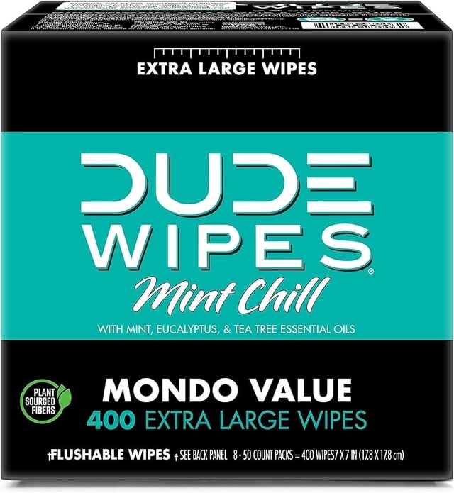 PUTT yry EXTRA LARGE WIPES DUD= WIPES Chill WITH MINT, EUCALYPTUS ...