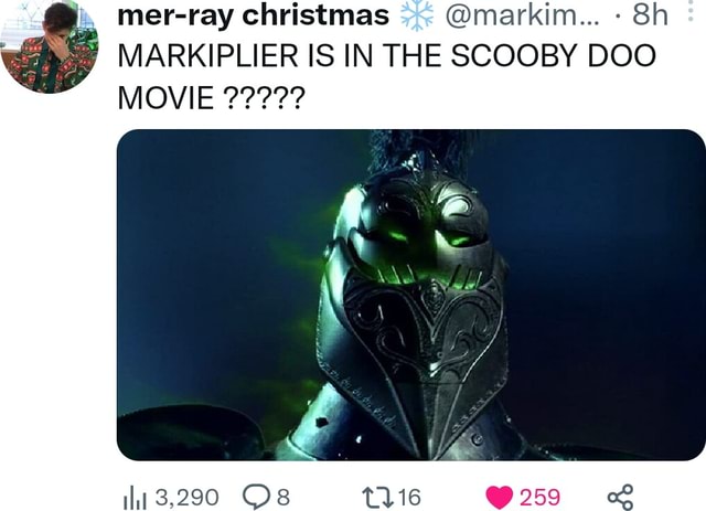 Mer-ray christmas @markim... MARKIPLIER IS IN THE SCOOBY DOO 113,290 Os ...