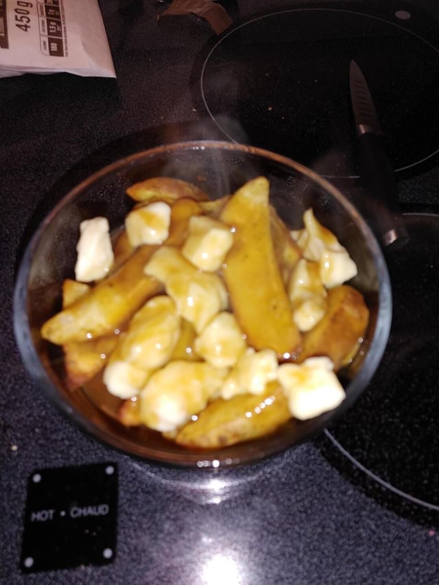 Potato wedge poutine - iFunny