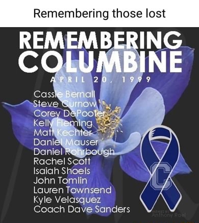 Remembering those lost REMEMBERING COLUMBINE Rachel Scott Isaiah Shoels ...