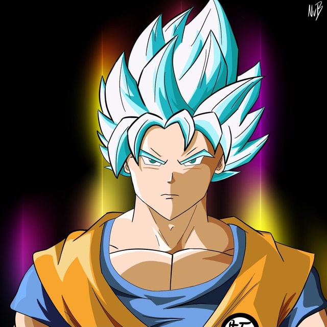 Goku on Procreate. - iFunny