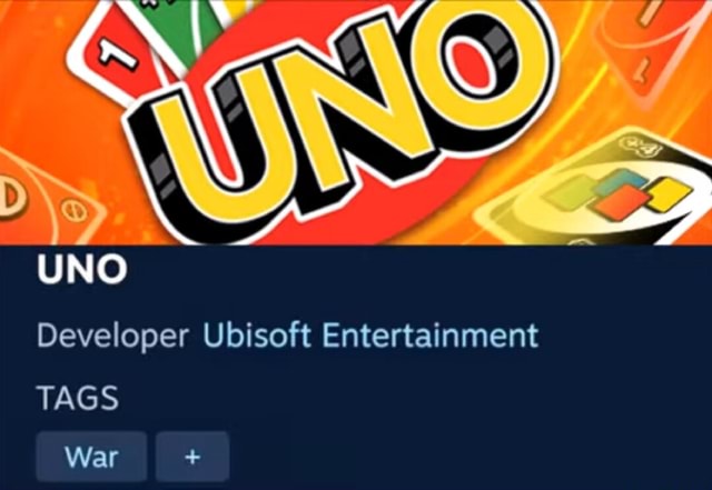 Developer Ubisoft Entertainment UNO TAGS War - iFunny