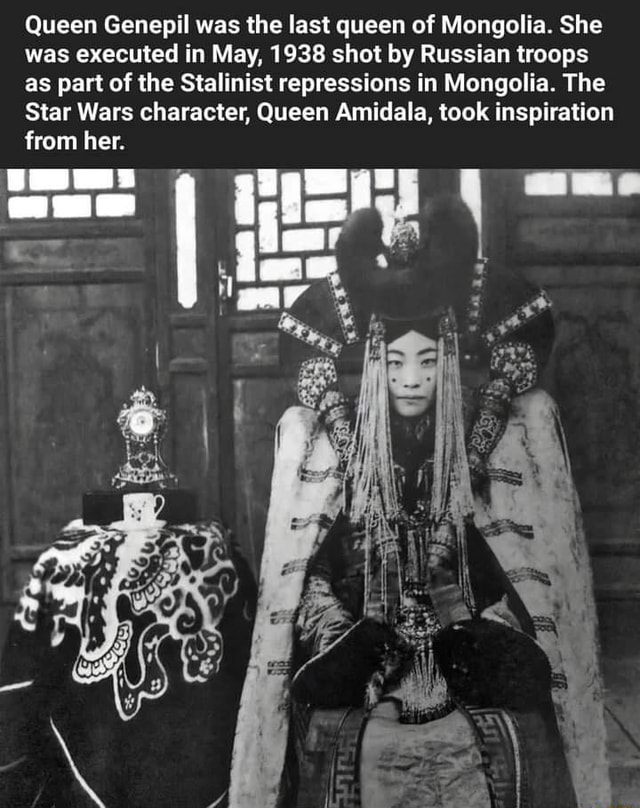 Last Mongolian Queen - Queen Genepil was the last queen of Mongolia ...