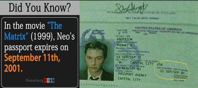 Did You Know? In the movie "The Matrix" (1999), Neo's passport expires ...