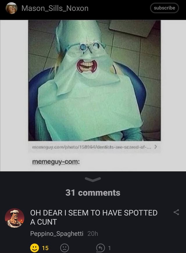 Mason_Sills_Noxon subscribe memeguy-com: 31 comments OH DEAR I SEEM TO ...