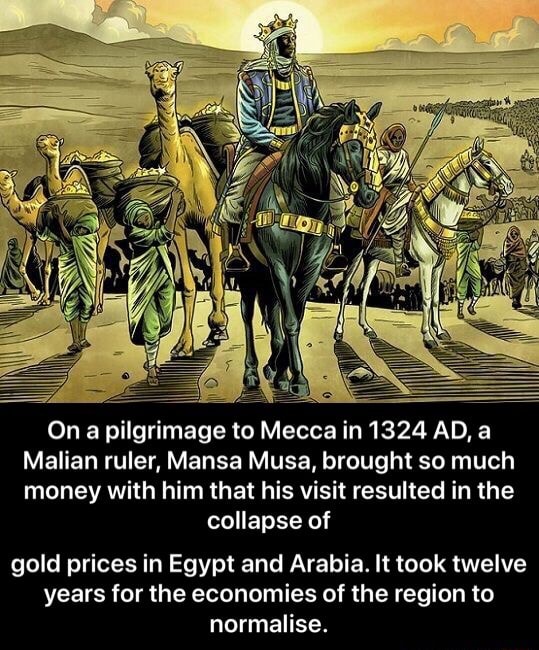 On a pilgrimage to Mecca in 1324 AD, a Malian ruler, Mansa Musa ...