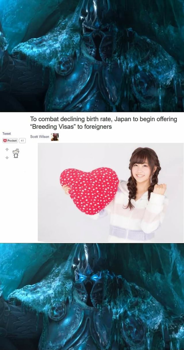 To combat declining birth rate, Japan to begin offering "Breeding Visas ...
