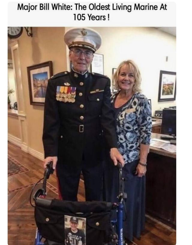 Major Bill White: The Oldest Living Marine At 105 Years ! - America’s ...