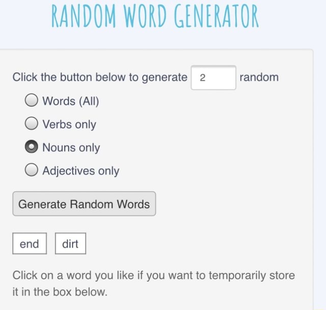 RANDOM WORD GENERATOR Click The Button Below To Generate 2 Random O random-word-generator-click-the-button-below-to-generate-2-random-o