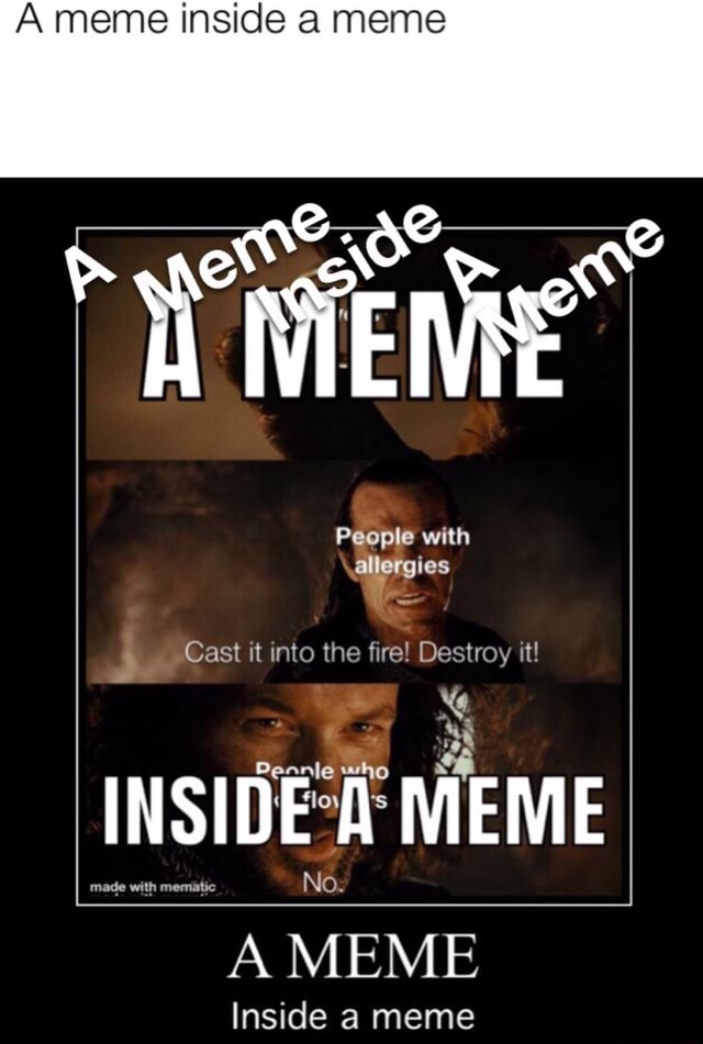 A meme inside a meme A MEME Inside a meme - seo.title