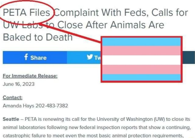 PETA Files Complaint With Feds, Calls for Close After Animals Are Baked ...