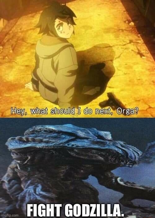 FIGHT GODZILLA. - iFunny