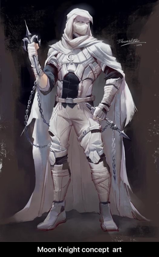 Moon Knight concept art - Moon Knight concept art - iFunny