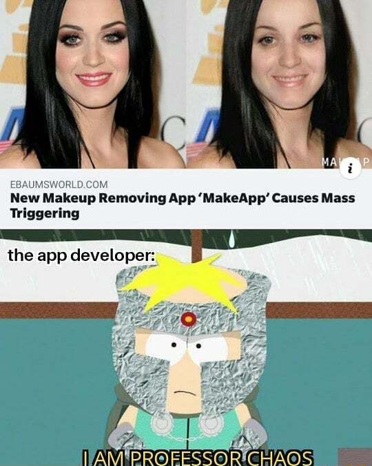 EBAUMSWORLD.COM New Makeup Removing App 'MakeApp' Causes Mass ...