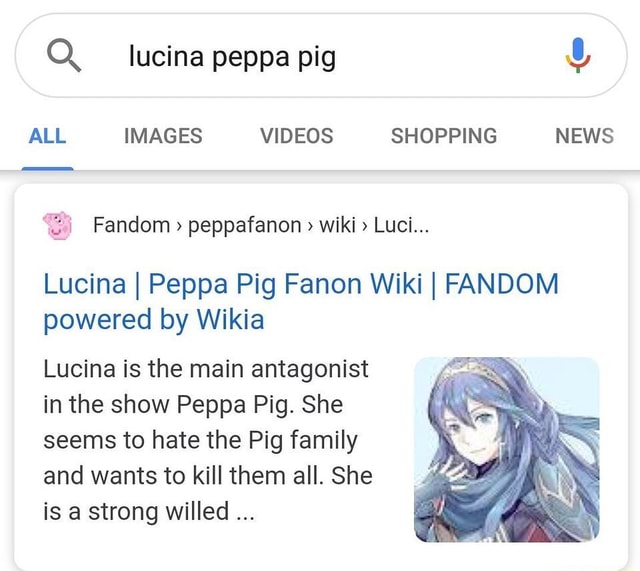 Peppafanon wiki Lucina I Peppa Pig Fanon Wiki I FANDOM powered by Wikia ...