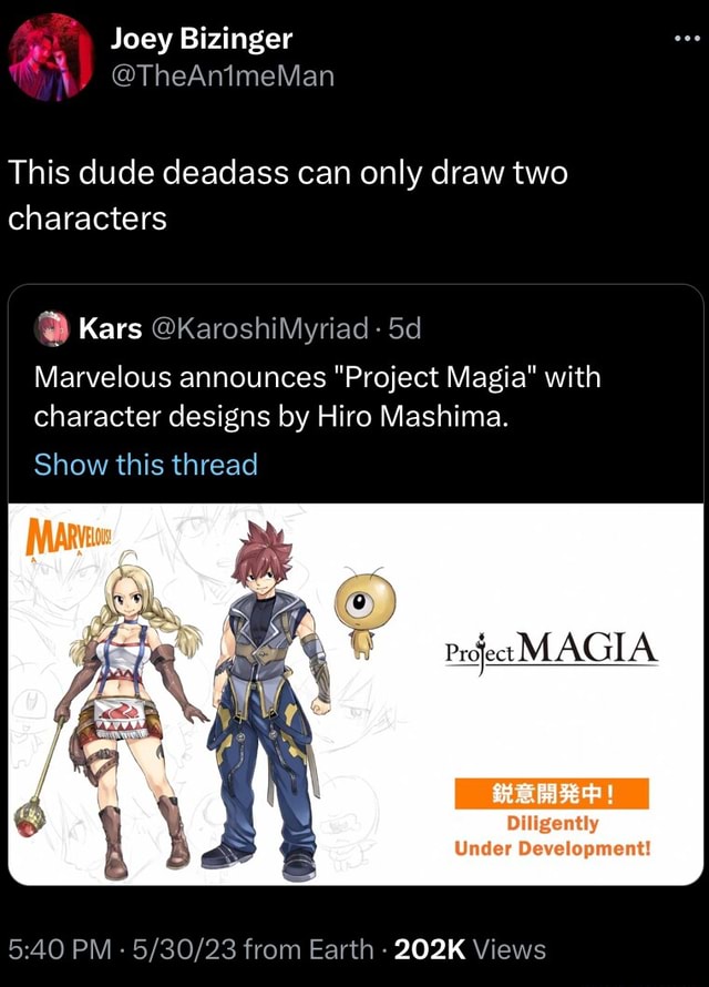 Joey Bizinger @TheAnimeMan This dude deadass can only draw two ...