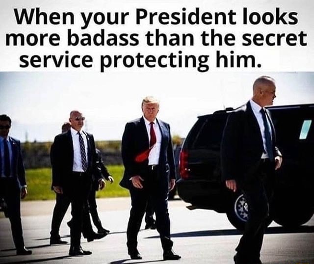 When your President looks more badass than the secret service ...