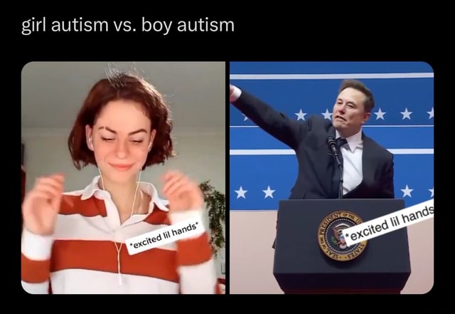 Girl autism vs. boy autism al - iFunny