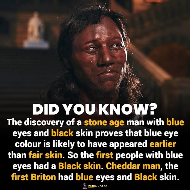 DID YOU KNOW? The discovery of a stone age man with blue eyes and black ...