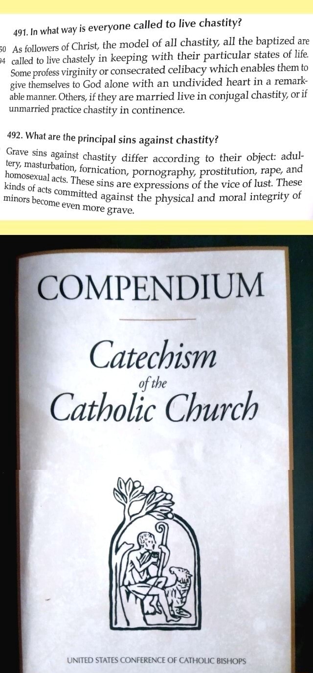 Whal way yone called to live chastity? model of all chastity, all the ...