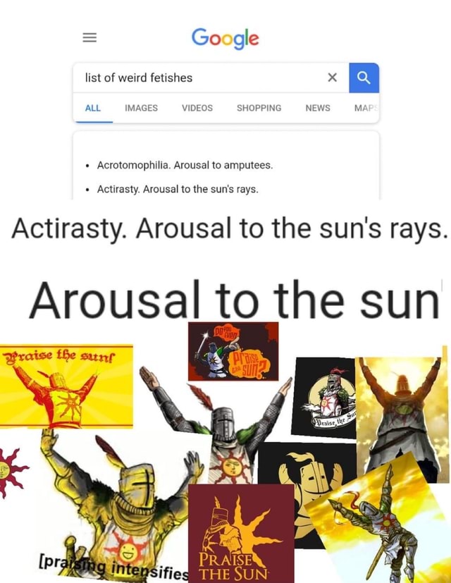 Rays. Arousal to the sun Acrotomophilia. amputees. - Actirasty. Arousal ...