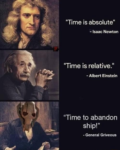 "Time is absolute" lsaac Newton "Time is relative." Albert Einstein ...