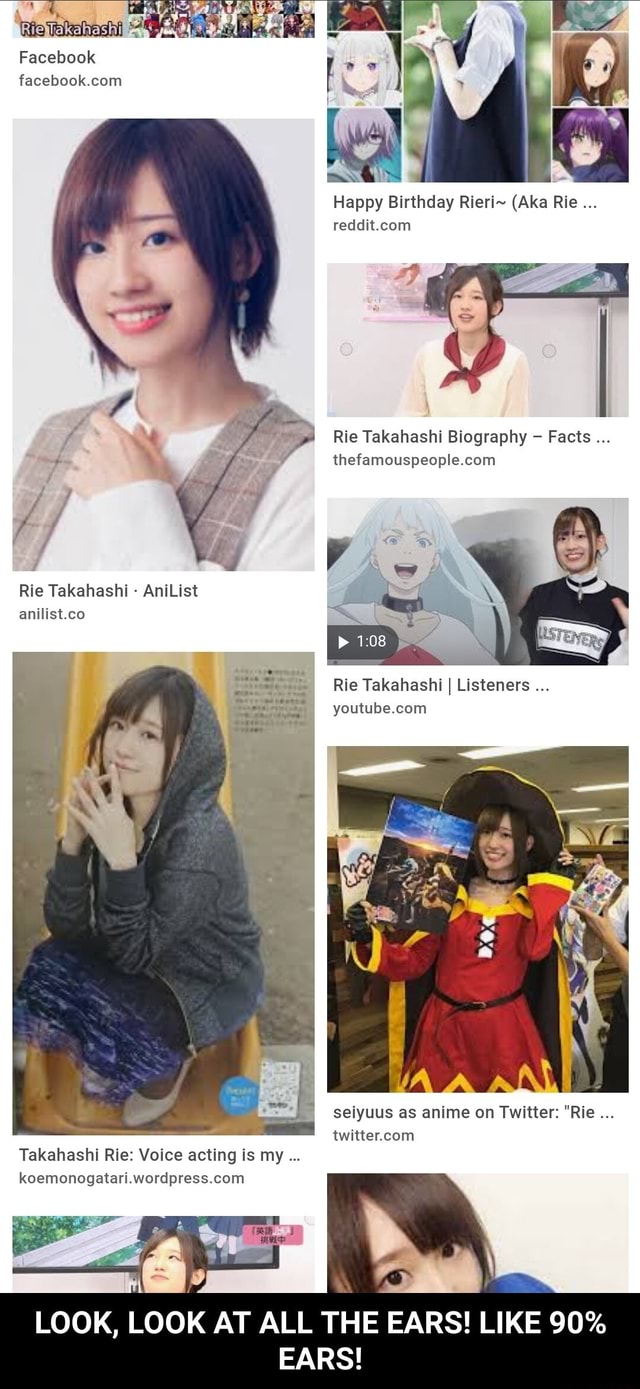 Facebook Happy Birthday Rieri~ (Aka Rie Rie Takahashi Biography Facts ...