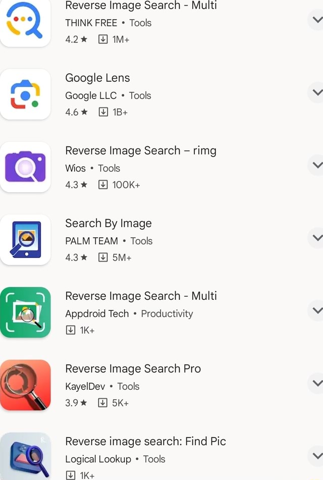 Reverse Image Search - Multi THINK FREE Tools 42* IM+ Google Lens ...