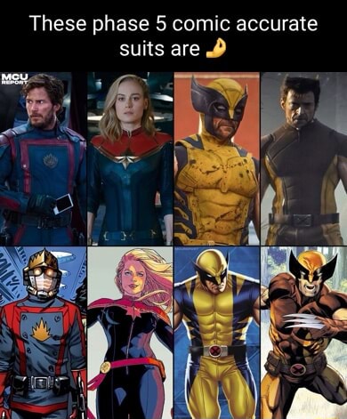 These phase comic accurate suits are - iFunny