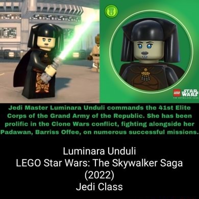 Jedi Master Luminara Unduli commands the 41st Elite Corps of the Grand ...
