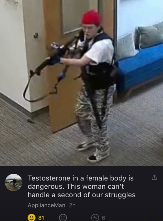 Testosterone in a female body is dangerous. This woman can't handle a ...