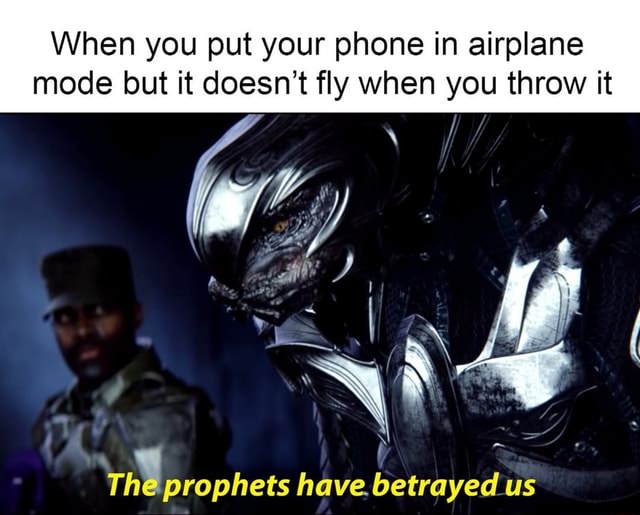 When you put your phone in airplane mode but it doesn't fly when you ...
