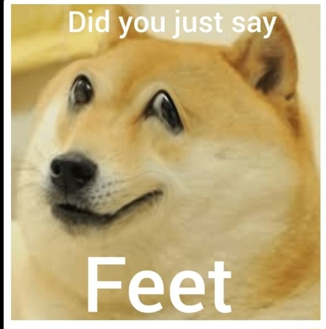 Did you just say Feet - iFunny