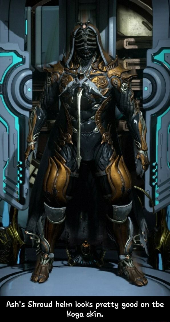 Ash's Shroud helm looks pretty good on tbe Koga skin. - Ash's Shroud helm looks pretty good on ...