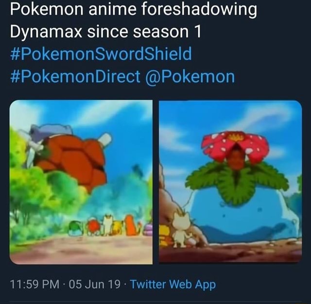 Pokemon anime foreshadowing Dynamax since season 1 #PokemonSwordShield ...