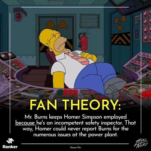 FAN THEORY: Mr. Burns keeps Homer Simpson employed because he's an ...