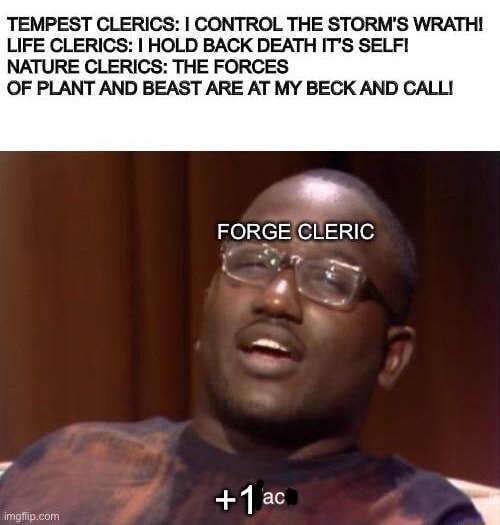 TEMPEST CLERICS: CONTROL I CONTROL THE STORM'S WRATH! LIFE CLERICS: I ...