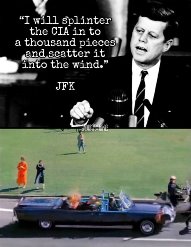 "IT will splinter the CIA in to a thousand pieces and scatter it )into ...