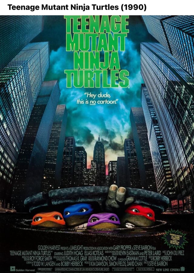 Teenage Mutant Ninja Turtles (1990) fe SSS this is no cai GOLDEN HAR ...