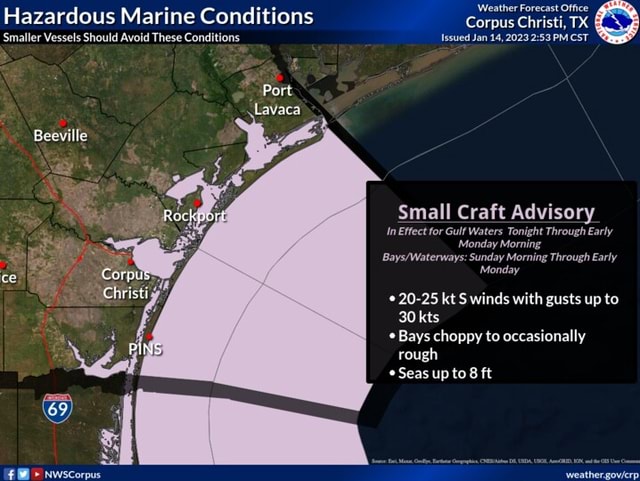Weather Forecast Office Hazardous Marine Conditions (Corpus Forecast TX ...