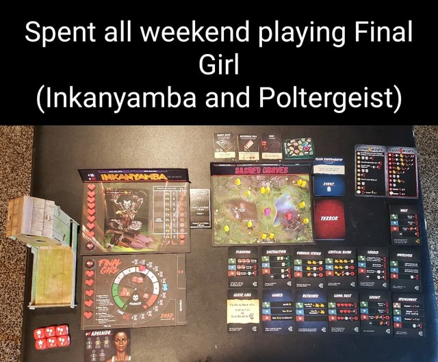 Spent all weekend playing Final Girl (Inkanyamba and Poltergeist) - iFunny
