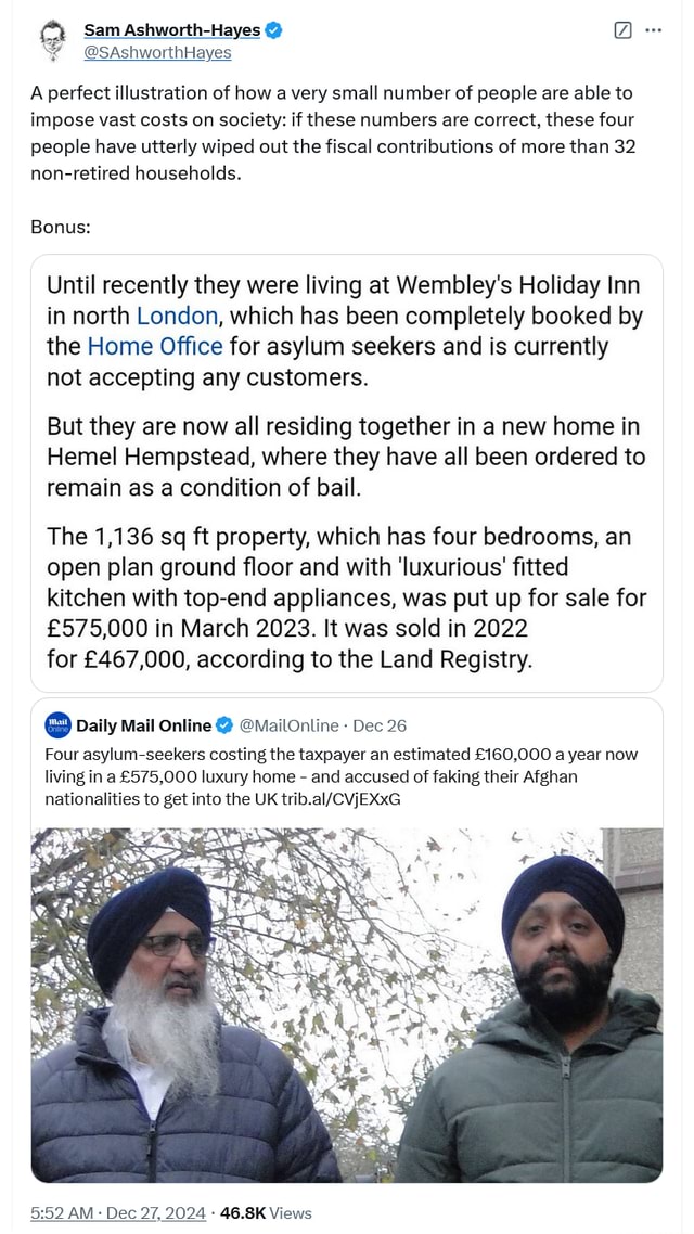 Sam Ashworth-Hayes perfect illustration of how a very small number of people are able to impose ...