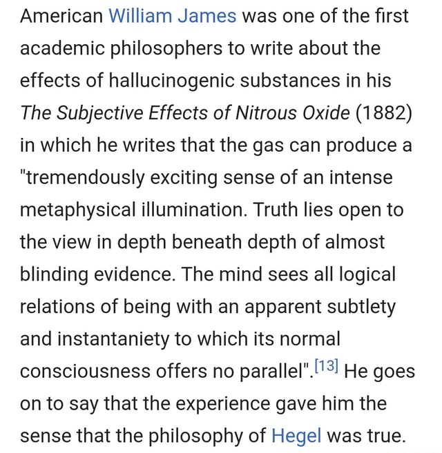 American William James was one of the first academic philosophers to ...