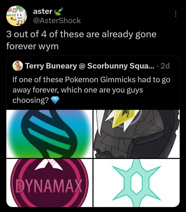 Aster @AsterShock 3 out of 4 of these are already gone forever wym ...